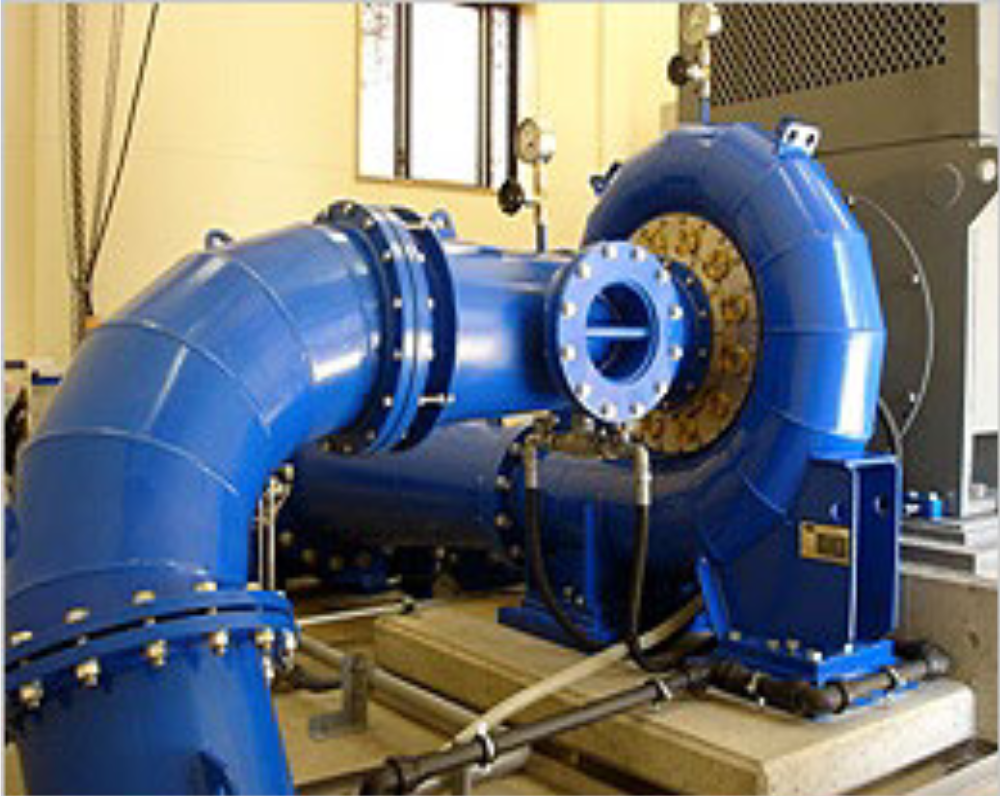 水車・発電機の設置 | 水力発電について | 日本発電株式会社